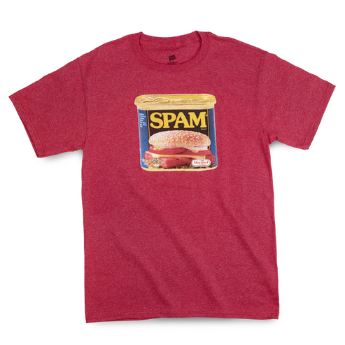 Men's SPAM® Red Heathered Can T-Shirt – shop.spam.com